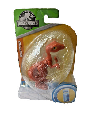 JURASSIC WORLD PARK EGG RAPTOR ORANGE IMAGINEXT 3-8 | eBay