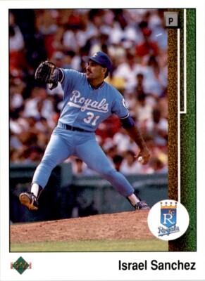 1989 Upper Deck Israel Sanchez Kansas City Royals #326 Baseball Card | eBay