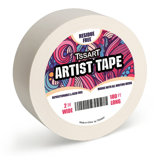 White Artist Tape - Masking Artists Tape for Drafting Art Watercolor ...
