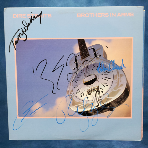 Dire Straits - signed vinyl record - Brothers In Arms - 5 signatures | eBay