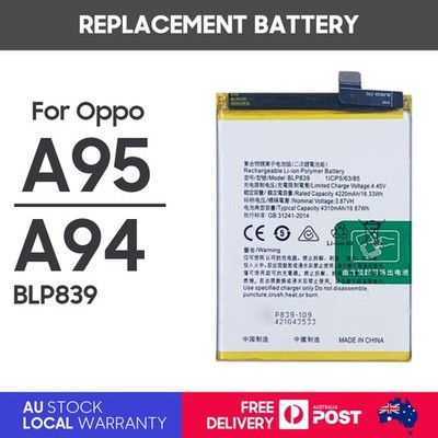 Battery Replacement For Oppo A95/ A94 BLP839 | eBay