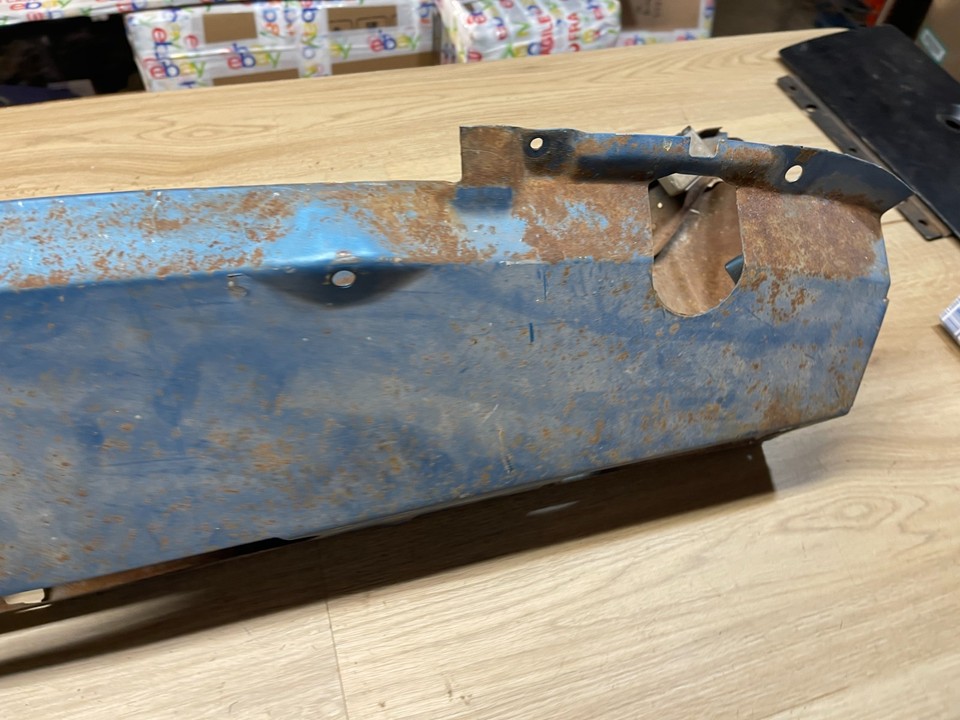 1971 challenger cuda e-body dash frame clean straight light rust 70 71 ...