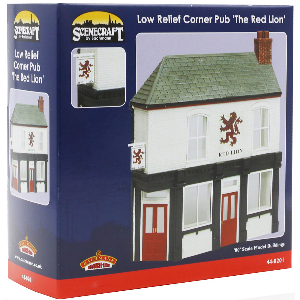 Bachmann Scenecraft 44-0201 Low Relief Corner Pub 'Red Lion' :: Railway ...