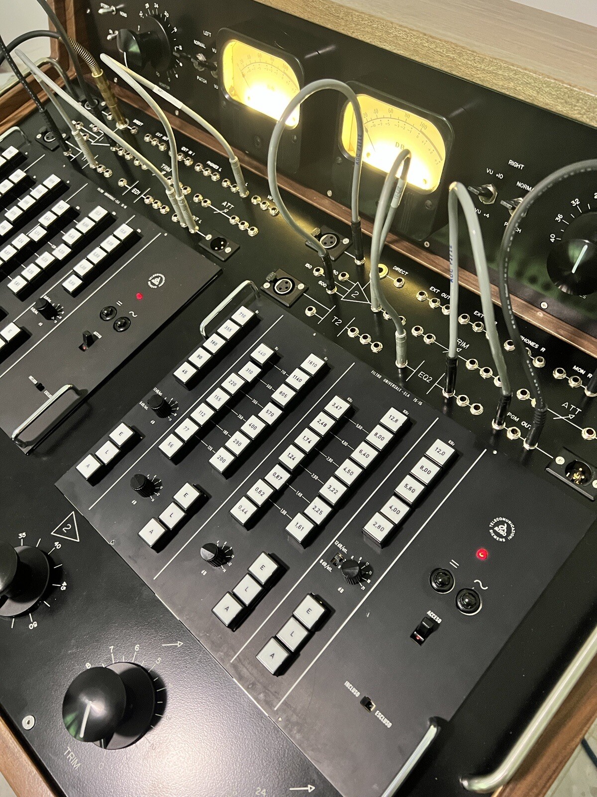 Custom 1970s Siemens Mastering / Recording Console, 2 channel ...