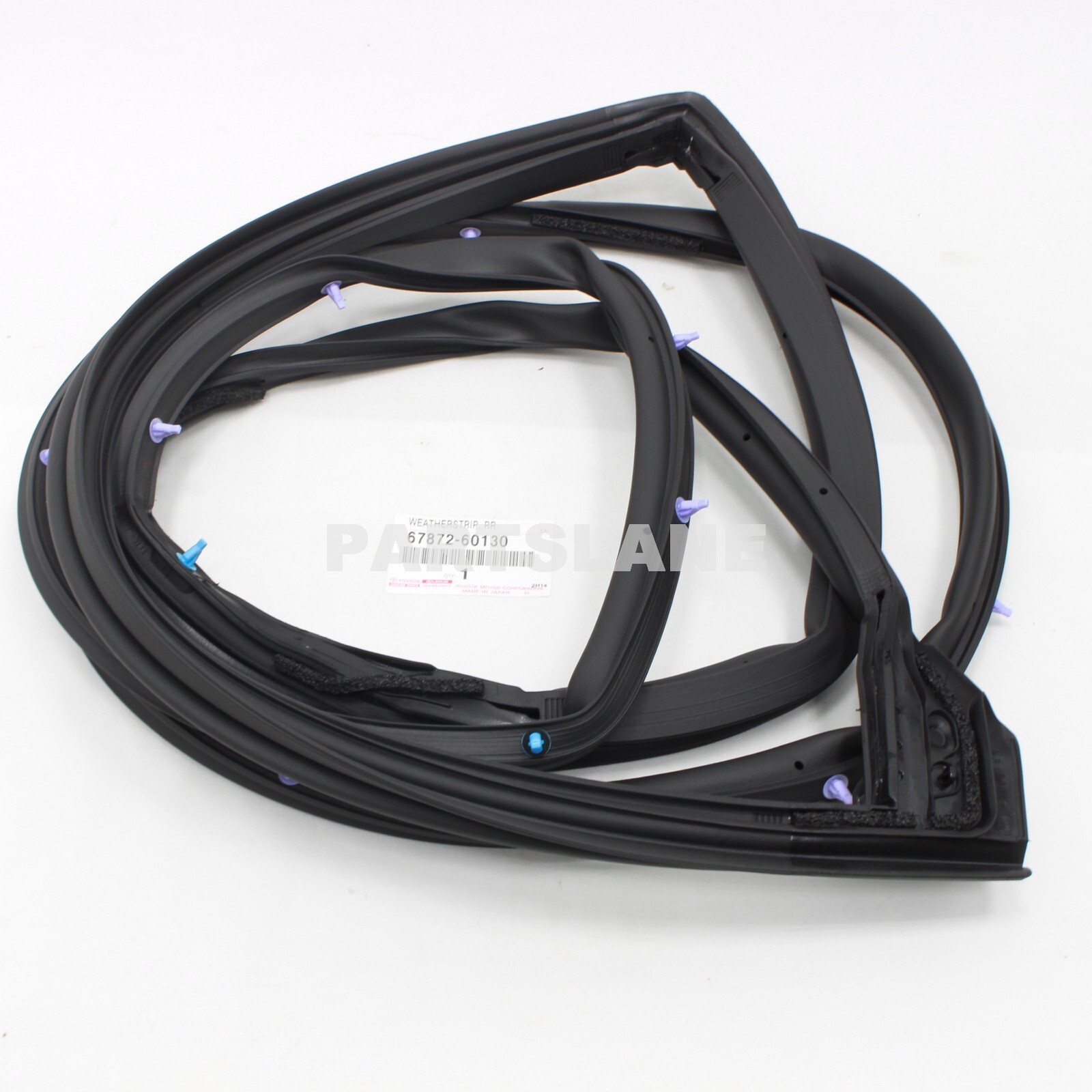 Toyota Genuine OEM 67872-60130 Weatherstrip Rear Door LH 6787260130 for ...
