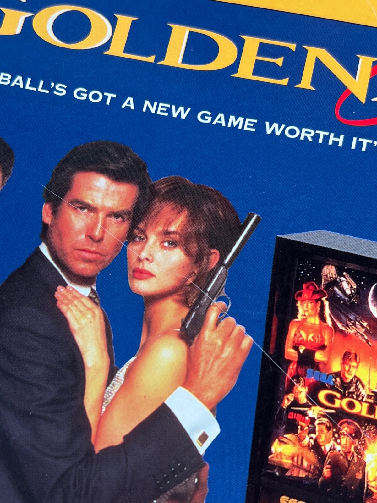 Goldeneye 007 Flyer New NOS PROMO Sega Pinball Machine Art Artwork ...
