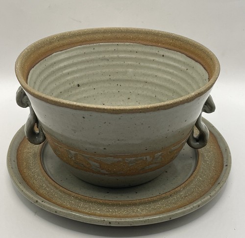 Vintage Ed Schrock Signed Pottery Cheese Bell | eBay