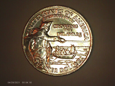 2021-D Washington Quarter, DDO, DDR, Filled in die chip in Delaware ...