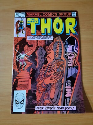 The Mighty Thor #326 Direct Market Edition ~ NEAR MINT NM ~ 1982 Marvel ...
