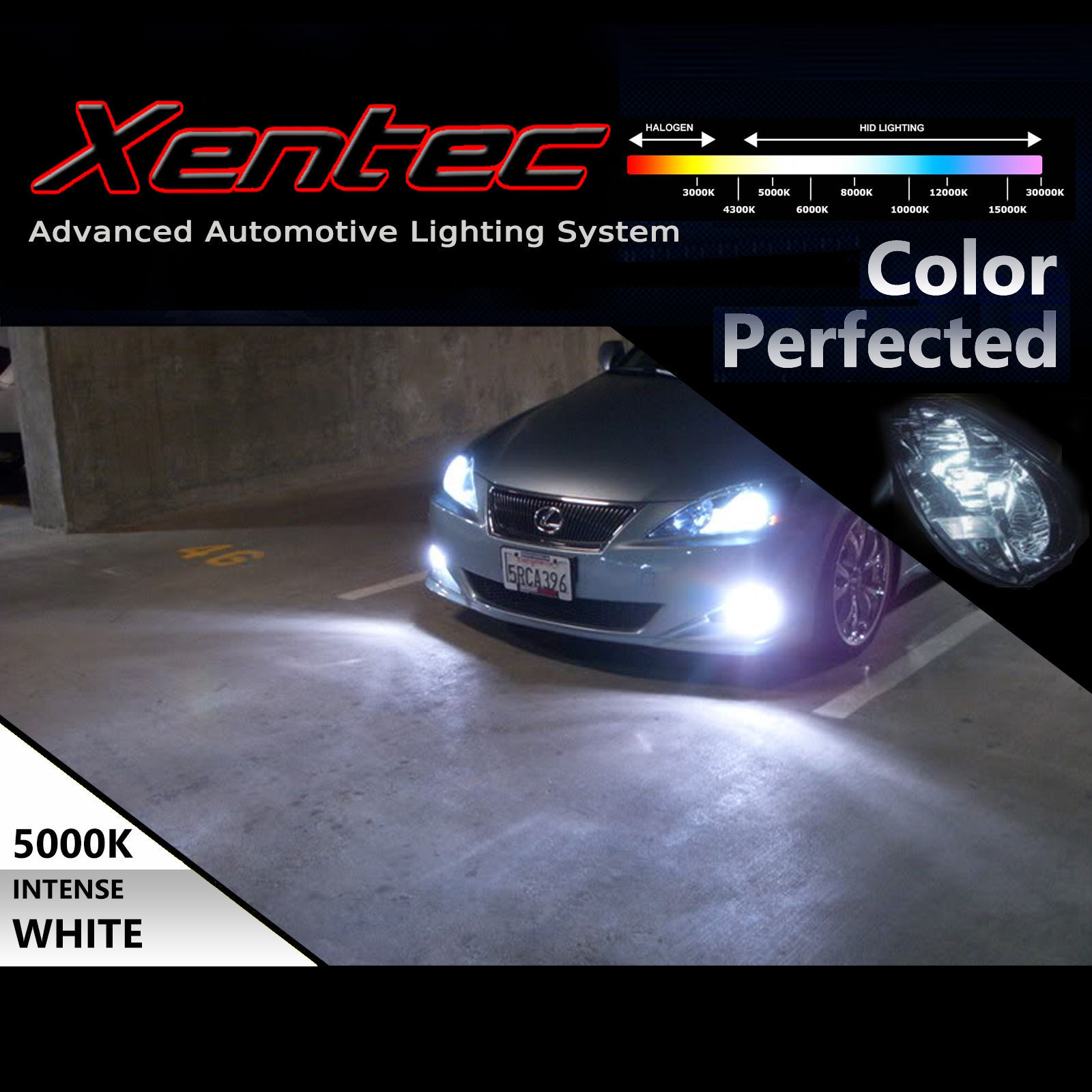Xentec Xenon Light HID KIT Slim 35W 9006 HB4 3k 5k 6k 8k 10k 12k ...
