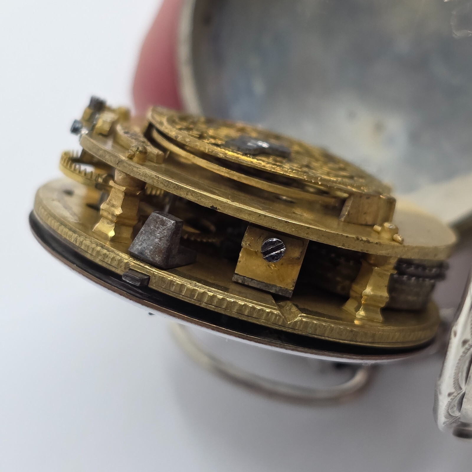 16th Century Key Wind Chain Drive Fusee Silver Pocket Watch CLEAN ...