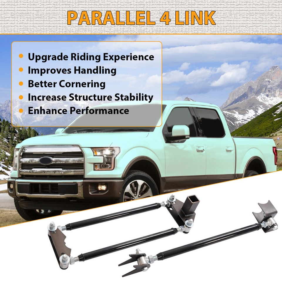 Universal Parallel 4 Link Mounts Kit For Hot Rod Rat Truck Classic Car ...