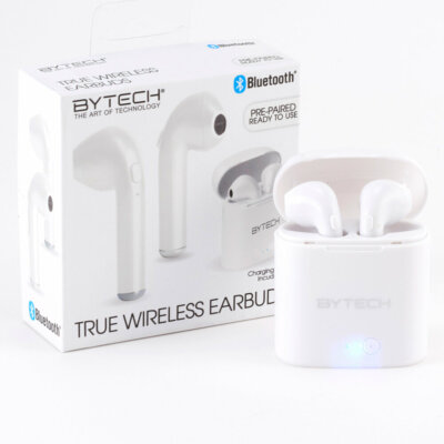 Bytech True Wireless Earbuds White Bluetooth | eBay