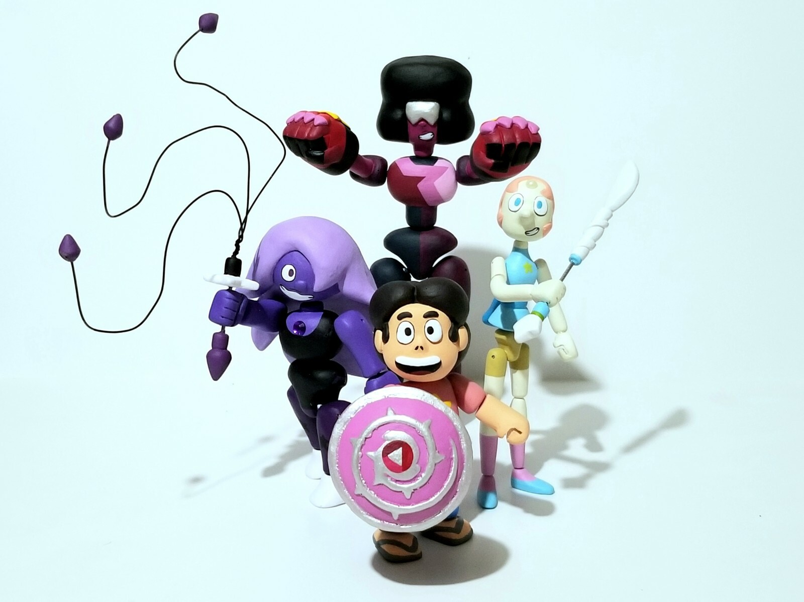 Steven Universe We Are The Crystal Gems Custom Action Figures Value 4 ...