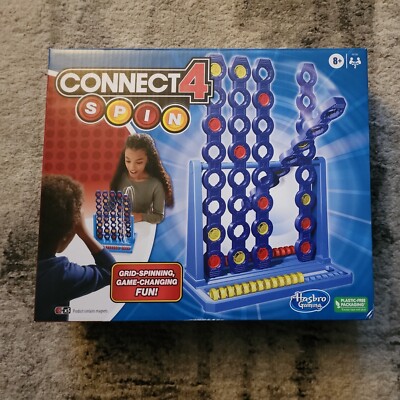 Connect 4 Spin Game, Features Spinning Connect 4 Grid Board Game New ...