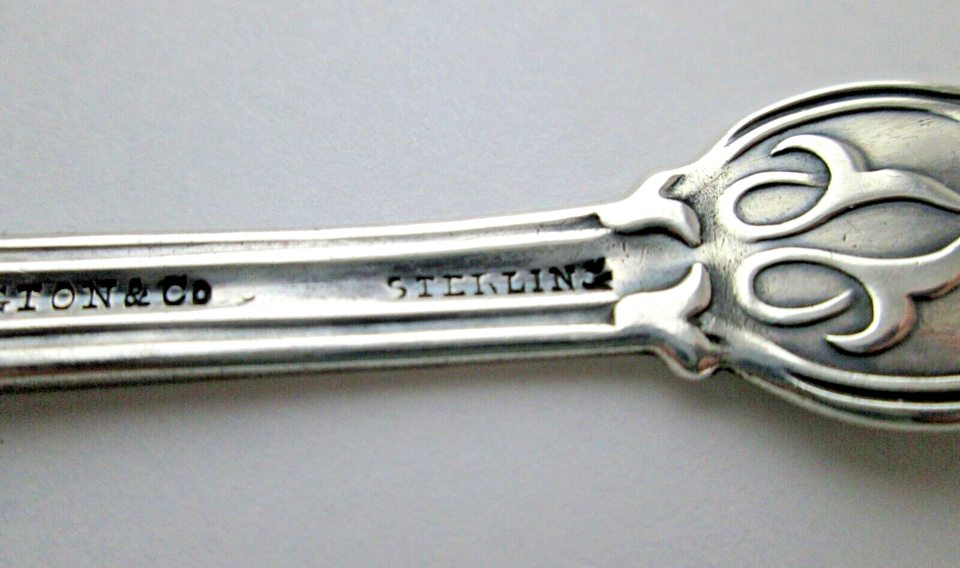 Wm. Carrington & Co Southern Sterling Silver Sugar Spoon Charleston, SC ...