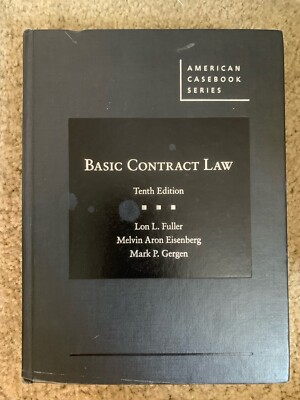 Basic Contract Law Tenth Edition American Casebook Series | eBay