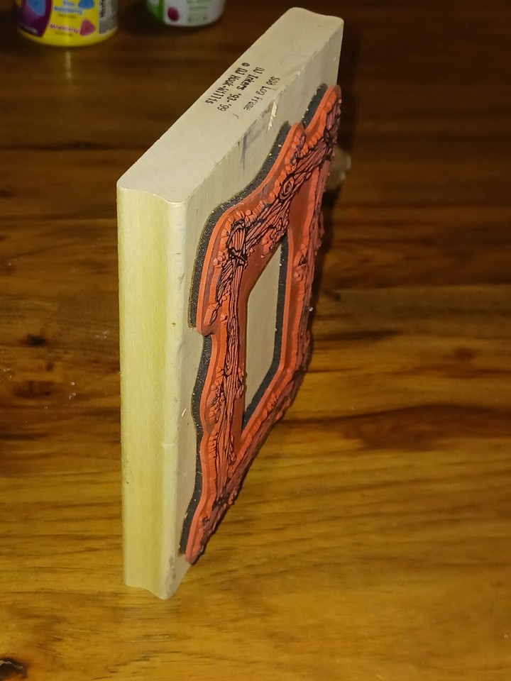 Large Branch Frame, DJ Inkers, Huge, Rubber Stamp,(B13) | eBay