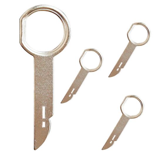 10Pcs Radio Removal Key Pin Tool Stereo Head Unit Audio Tools For VW ...