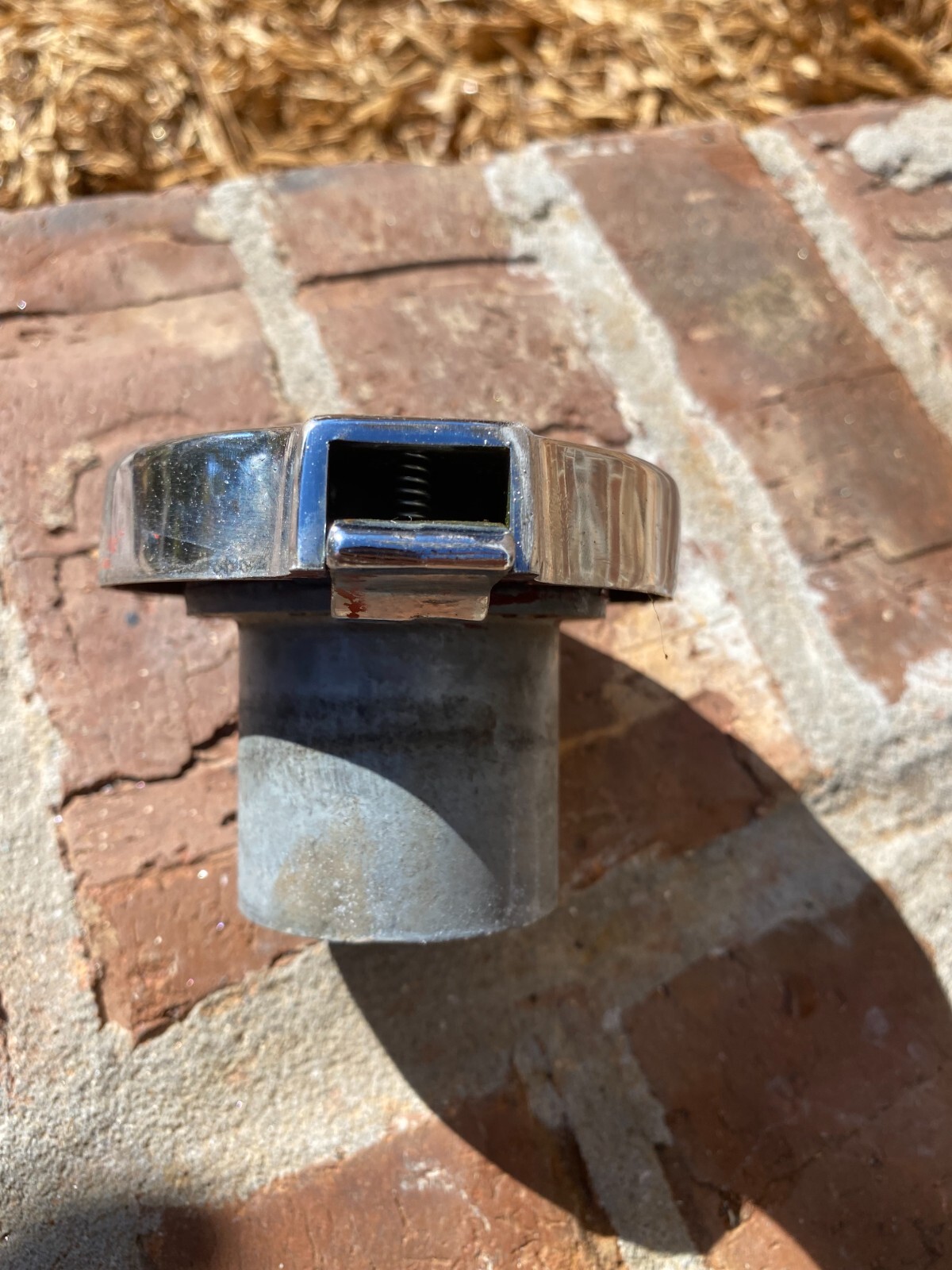 OEM Triumph Spitfire 1972-80 Gas Fuel Filler Cap Chrome - COMPLETE! | eBay