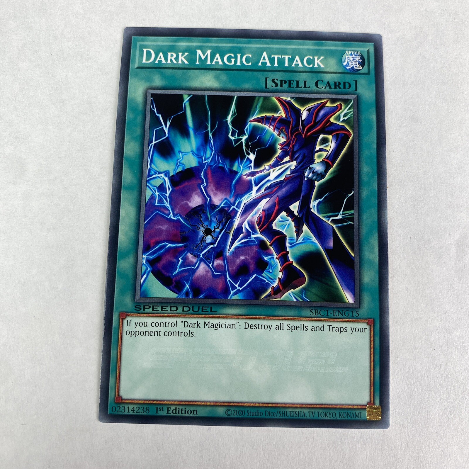 Yugioh Dark Magic Attack SBC1-ENG15 Common 1st Edition Streets of ...