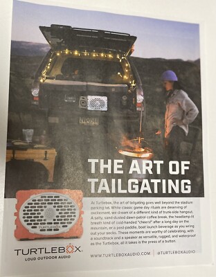 Ad for the Turtlebox Portable Speaker Full Page Ad#24713 | eBay