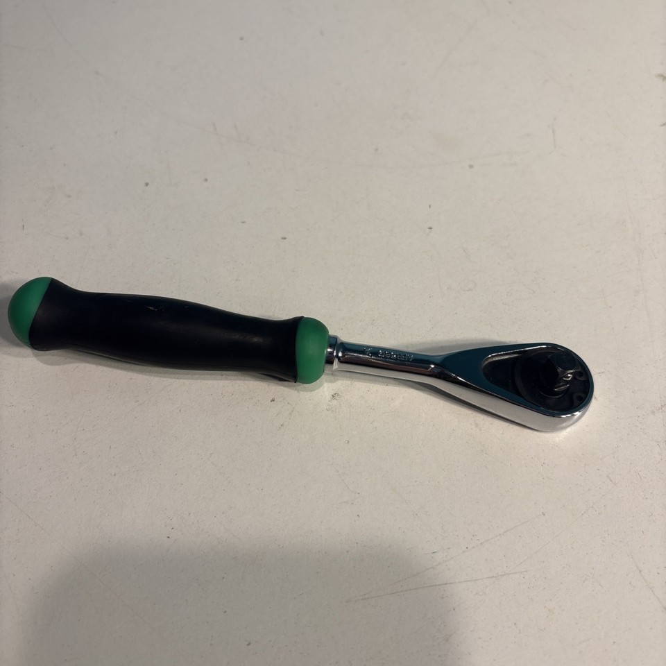 Matco Tools USA AFR58 1/4” Drive GREEN Ergo Soft Grip Handle Chrome ...
