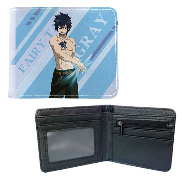 New Zeref Dragneel Style A FAIRY TAIL BiFold Wallet Feari Teiru Credit ...