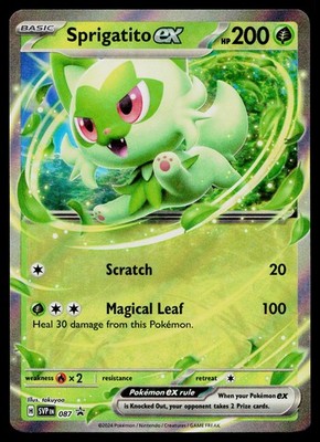 Sprigatito ex 087 SV: Scarlet & Violet Promo Cards Promo | eBay