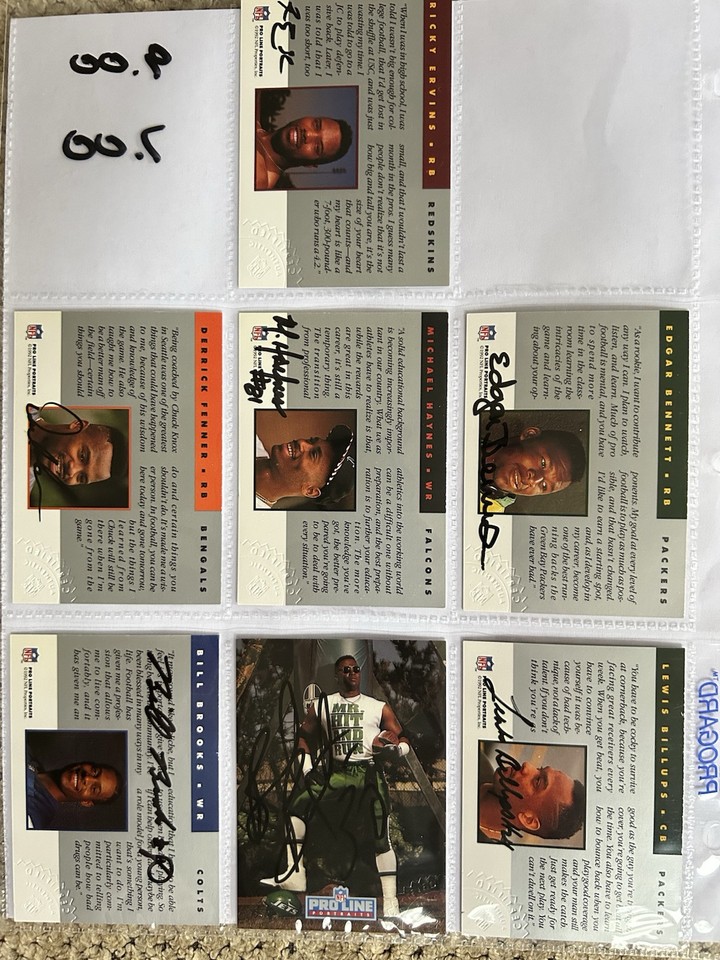 1992 pro line portraits autograph | eBay