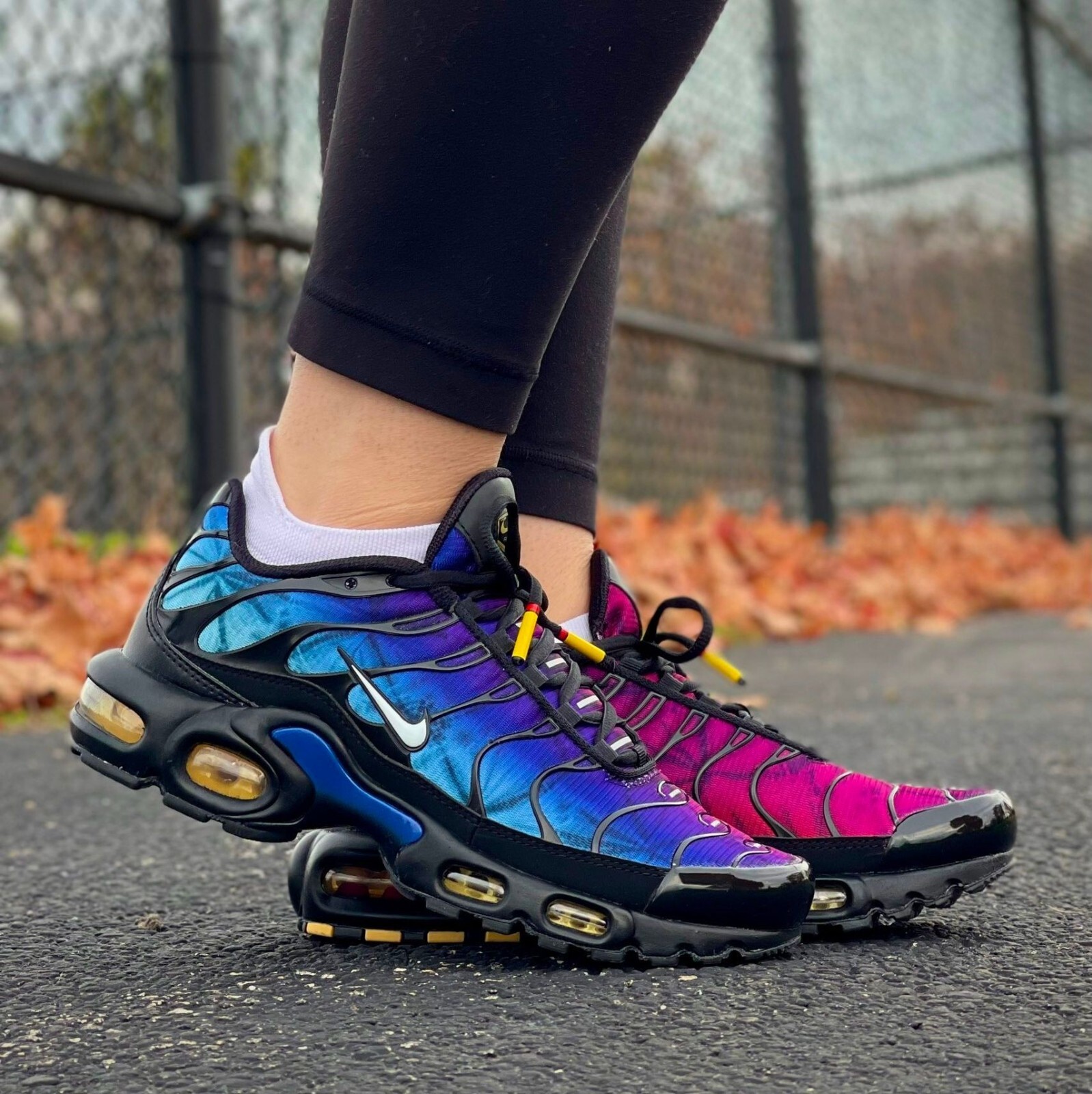 Nike Air Max Plus TN 25TH Anniversary Black Blue Red Men Shoes Sz 4 ...