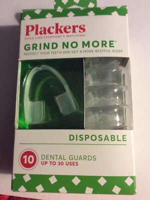 Plackers Grind No More Dental Night Guard For Teeth Grinding 9 Count | eBay