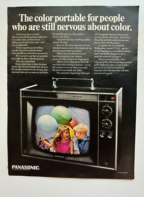 1967 Panasonic Color TV Buckingham Model CT-61P Vintage Print Ad | eBay