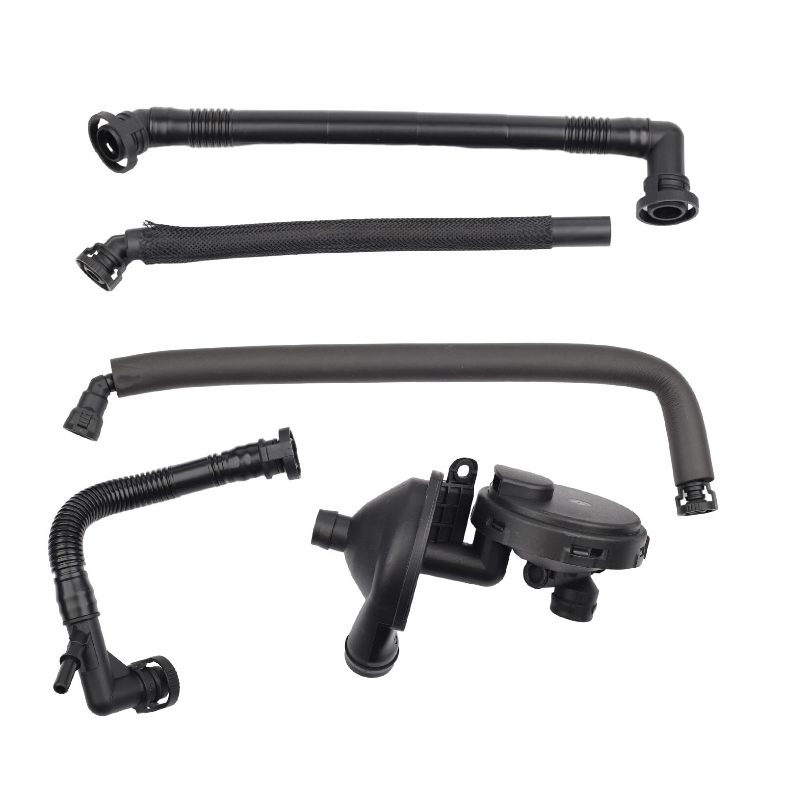 PCV Crankcase Vent Valve & Breather Hose Kit Fits BMW E46 X3 Z4 325Ci ...