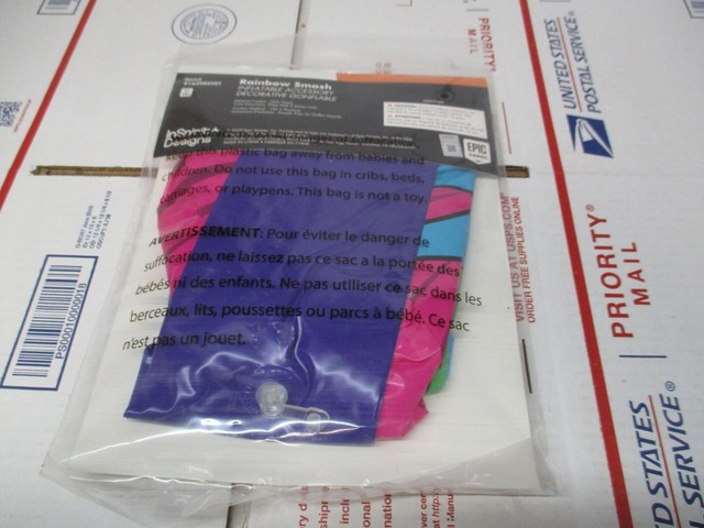 Fortnite Rainbow Smash Inflatable Pick Axe Halloween Costume Accessory ...