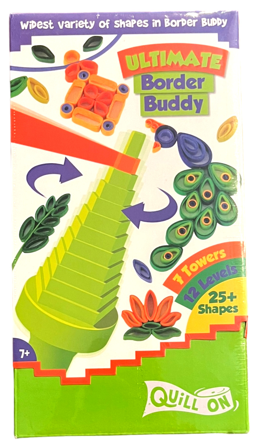 Quill On-Ultimate Border Buddy- Green- Quilling Borders Made Easy