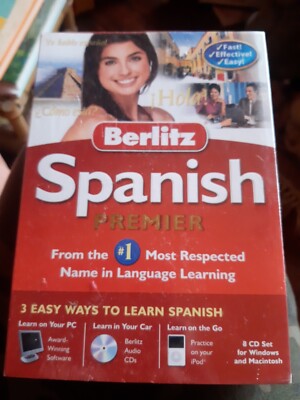 Berlitz Spanish Premier Language Course, PC, MAC. New. 8 CD Set. | eBay UK