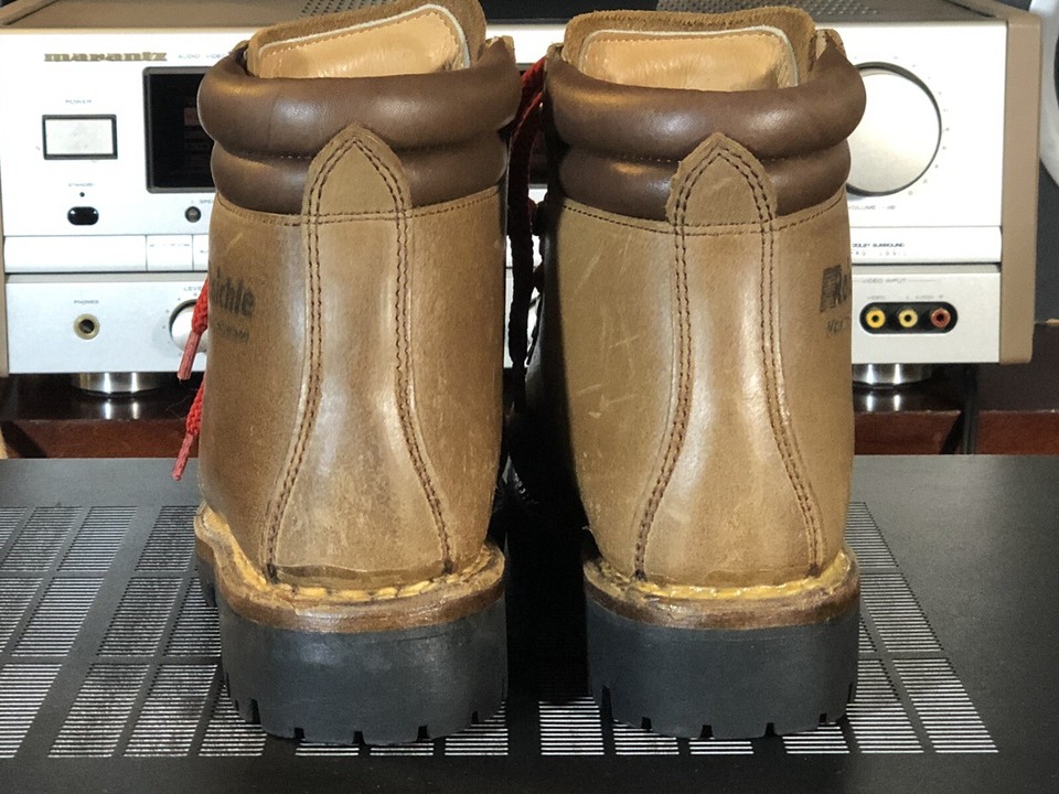 Raichle Vintage Hiking Boots Size 3 N Switzerland Mountaineering ...