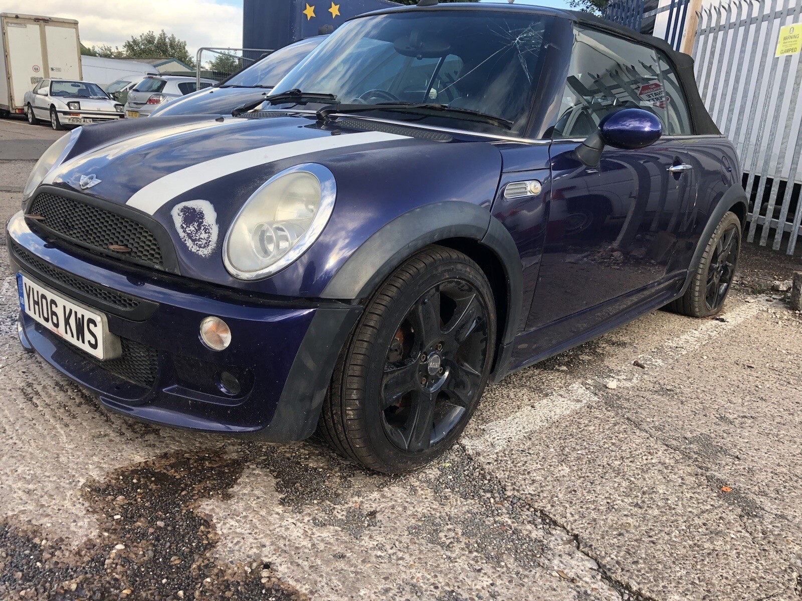 mini cooper breaking R50 R52 R53 Black Eyed Purpler Complete Car 2006 ...