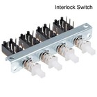 Interlock Push Button Switch Piano Type DPDT 6 Pin 4 Row | eBay