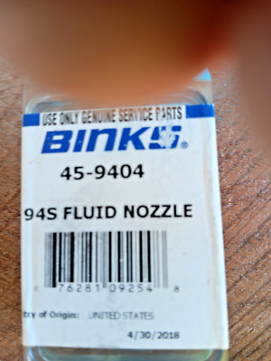 BINKS- 94S MACH 1 SPRAY GUN FLUID HEAD | eBay