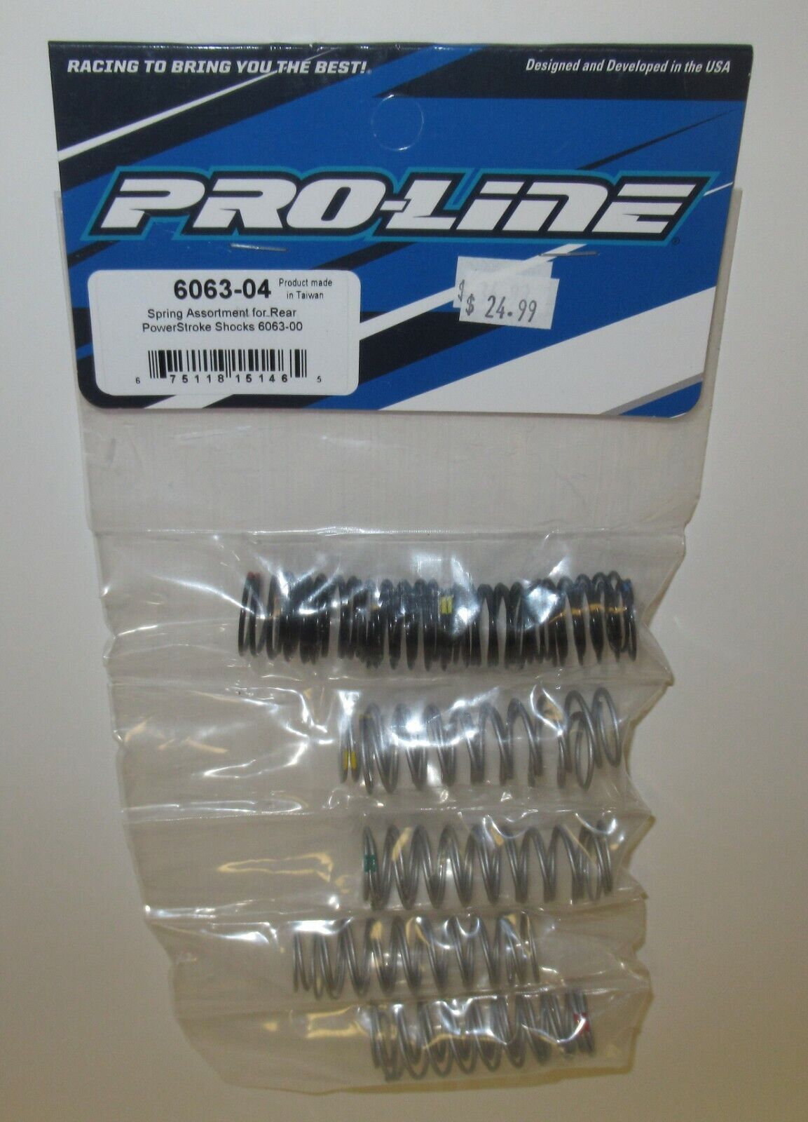 Pro-Line Rear Spring Assortment for Power Stroke Shocks (6063-00) #6063 ...