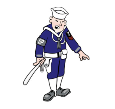 3" us navy shore patrol sailor bumper sticker decal usa made | eBay