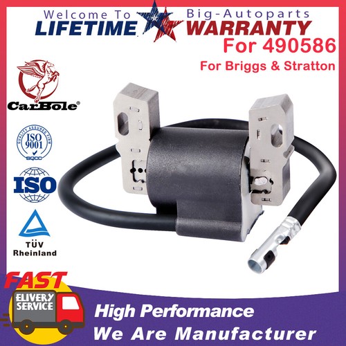 For Briggs & Stratton Ignition Coil 492341 490586 491312 495859 715231 ...