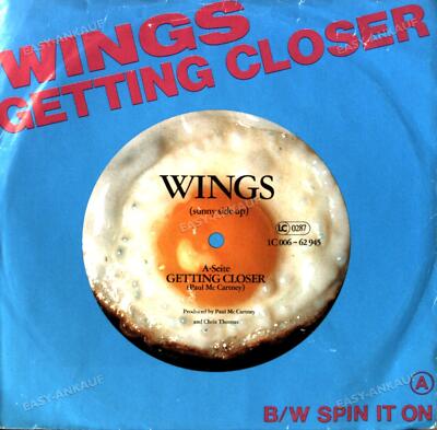 Wings - Getting Closer / Spin It On 7in (VG/VG) . | eBay Australia