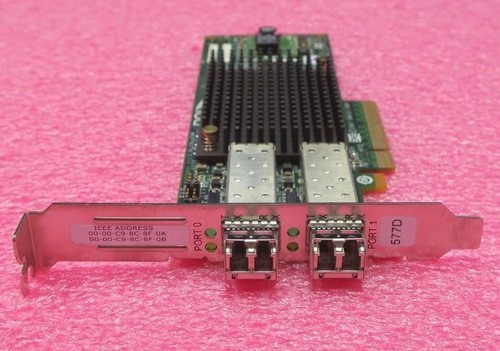 IBM Emulex LPE12002 PCI-E 8Gb Dual Port Fibre Channel HBA 10N9824 + 2x ...