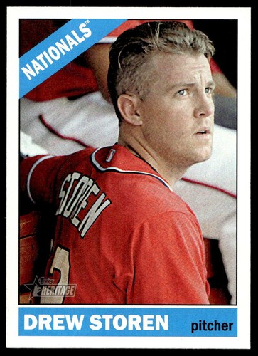 2015 Topps Heritage 103 Drew Storen Washington Nationals Baseball Card ...