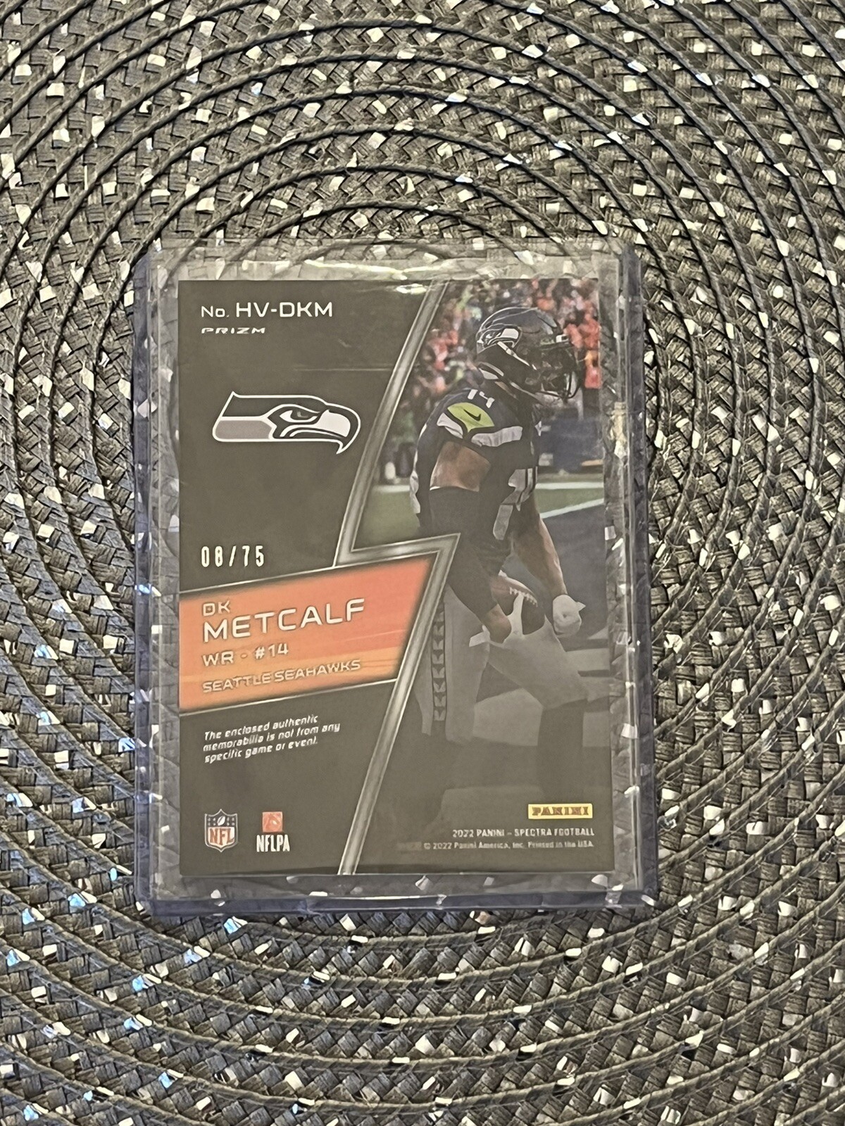 2022 Panini Spectra DK Metcalf High Voltage Hyper #/75!! No. HV-DKM ...