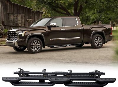 Drop Down Side Step Bars Running Boards Compatible for Toyola Tundra ...