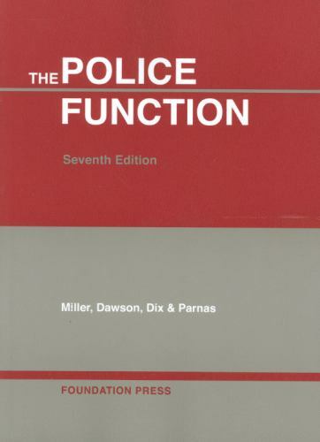 The Police Function (University Casebook Series) 9781599415642| eBay